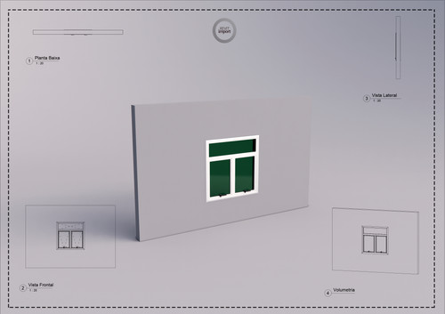 F Parametric Windows Triple Maxim-Air 027 Revit | RevitImport