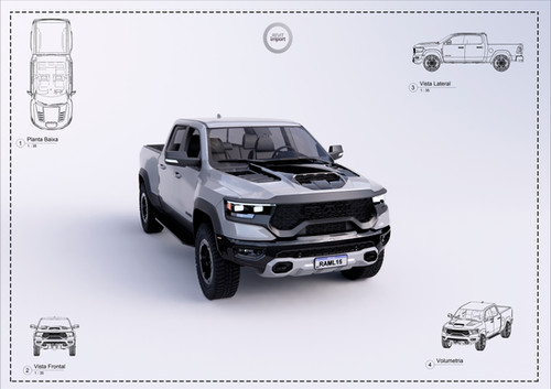 L Ram 1500 Revit High Quality | RevitImport