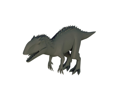 M Scalable Dinosaur D_Indominus Toy Revit | RevitImport