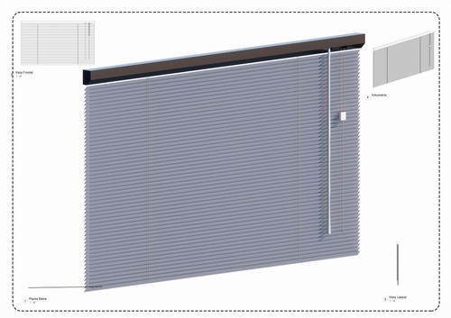 Parametric V Blind 01 Revit High Quality | RevitImport