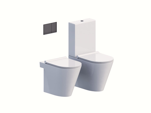 Toilet Bowl Sanitary 2 Types Family Revit | RevitImport