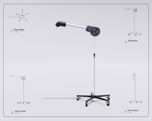 Pet Pedestal Dryer Revit High Quality | RevitImport