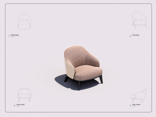 Armchair Revit 25 High Quality | RevitImport