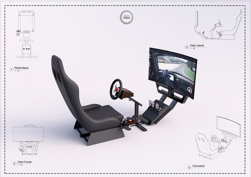 Car Game Simulator Cookpit Revit High Quality | RevitImport