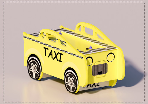 Car-shaped plauground toy Revit High Quality | RevitImport