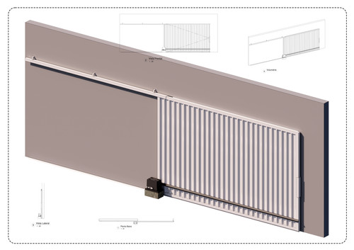 F Parametric Gate 3 Revit | RevitImport