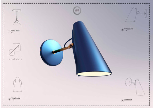 Wall Sconce Light 07 Scalable High Quality | RevitImport