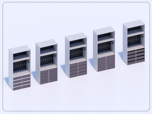Parametric F MDF Closet 2 Revit High Quality | RevitImport