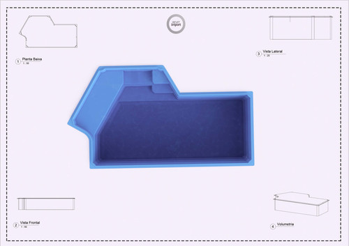 R Kit Pool Golden Beach With 4 Sizes Revit | RevitImport