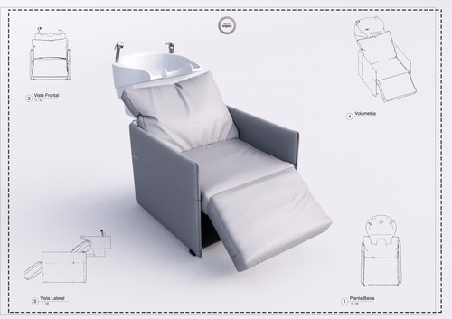 Hair Washbasin Revit High Quality | RevitImport