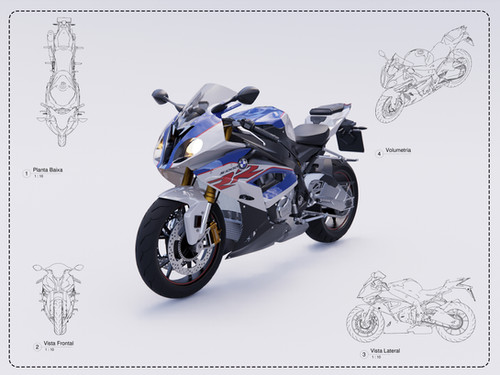 BMW S1000 Revit High Quality | RevitImport