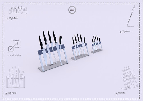V Cutlery Samura Reptile Scalable Revit High Quality | RevitImport