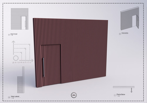 Parametric Ripped Smart Panel Revit High Quality | RevitImport