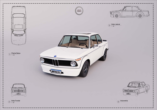 L BMW 2002 With Height Adjustment Revit | RevitImport