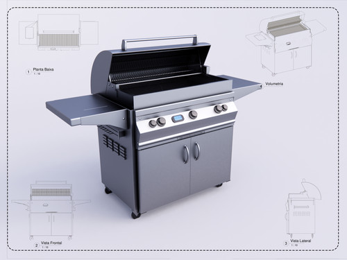 Barbecue Grill Revit High Quality | RevitImport Barbecue Grill Revit High Quality | RevitImport