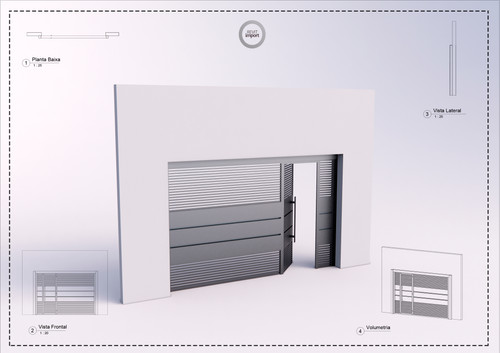 F Parametric Gate Revit PRT_022 | RevitImport