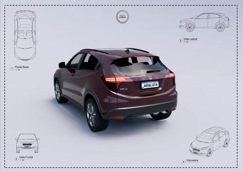 Honda HR-V Revit High Quality | RevitImport