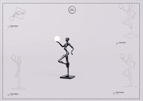 M Sculpture Decoration ED 1004 Scalable Revit | RevitImport