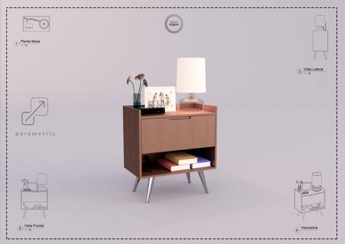 Parametric N Bedside/Sideboard Table Revit | RevitImport