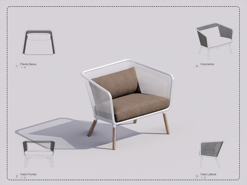 Armchair Revit 19 High Quality | RevitImport