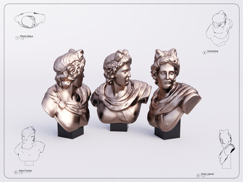 Sculpture Apolo Revit High Quality | RevitImport