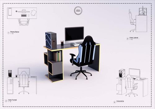 G Parametric Desktable 1 Revit High Quality | RevitImport