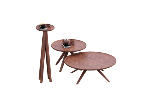 Parametric Wood Table Decorated 2 Revit | RevitImport