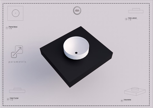Parametric V Rounded Sink Basin With Sink Revit | RevitImport