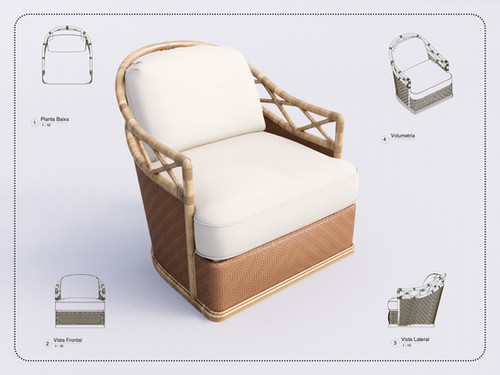 Armchair Revit 43 High Quality | RevitImport