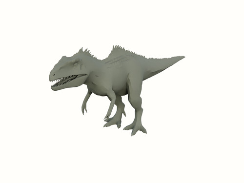 M Scalable Dinosaur D_Gigantosaurus S Toy Revit | RevitImport