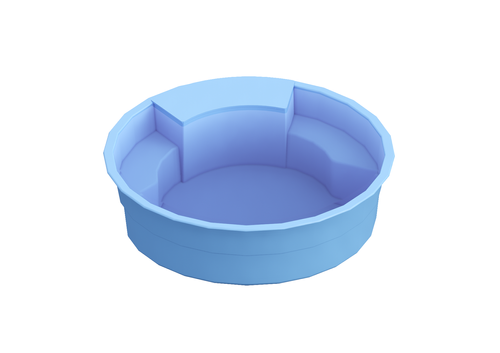 R SPA Redonda IRF300 (3 x 3 x 0,85 m) Revit | RevitImport