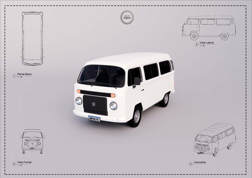 L VW Kombi Revit High Quality | RevitImport