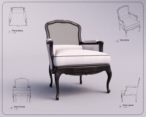 Armchair Revit 38 High Quality | RevitImport