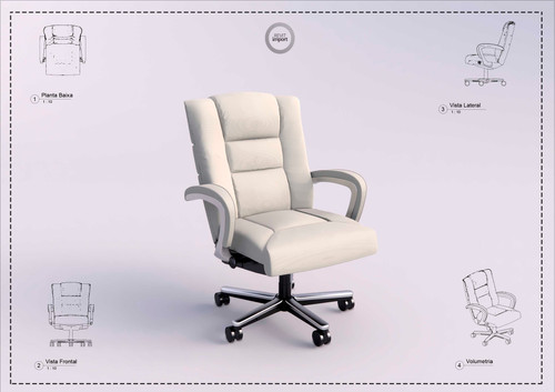 Office Leather Chair High Quality | RevitImport