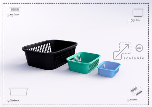 M Utility Basket Revit High Quality | RevitImport