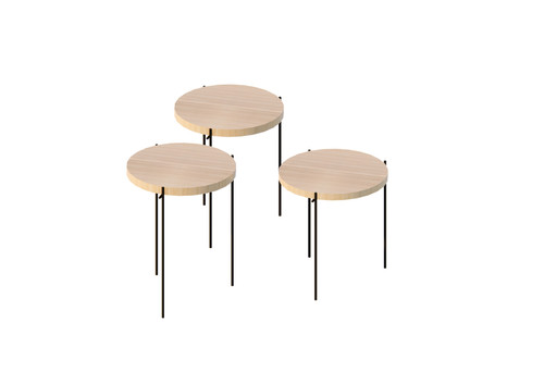 R Side Table MH52 3 Sizes | RevitImport