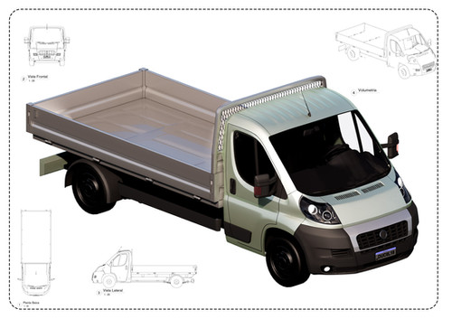 L Ducato Light Truck Revit High Quality | RevitImport