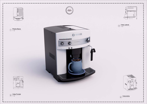 R Coffee Machine 3 Revit | RevitImport