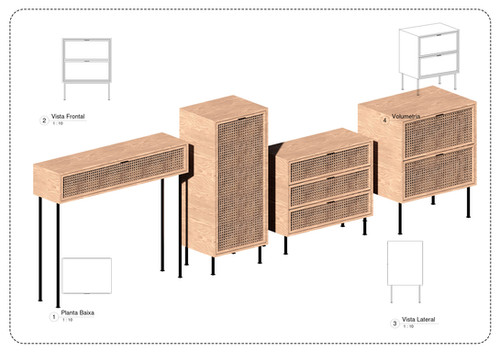 Parametric Cabinet Revit High Quality | RevitImport
