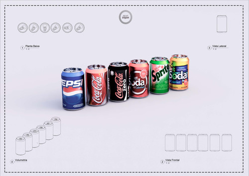 R Soda Cans Revit High Quality | RevitImport