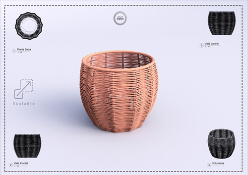 M Basket 5 Scalable Revit High Quality | RevitImport