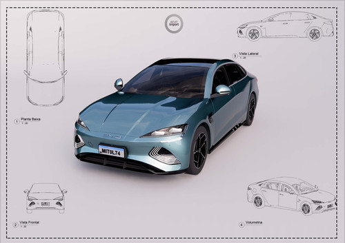 L BYD Seal Revit High Quality | RevitImport