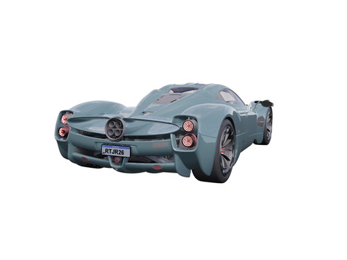 Pagani Utopia Car Block Revit Family | RevitImport