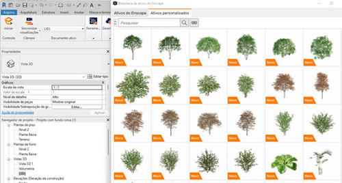 U Enscape Proxy Vegetation 178 Models Vol. 1 | RevitImport