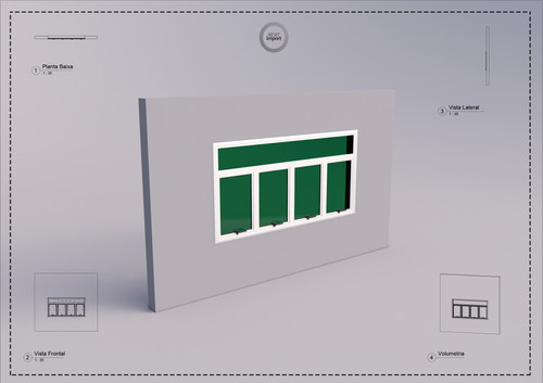 F Parametric Windows Quintuple Maxim-Air 029 Revit | RevitImport