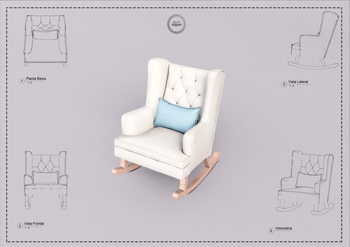 Armchair 120 Revit High Quality | RevitImport