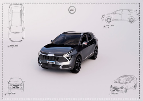 L Kia Sportage Revit High Quality | RevitImport