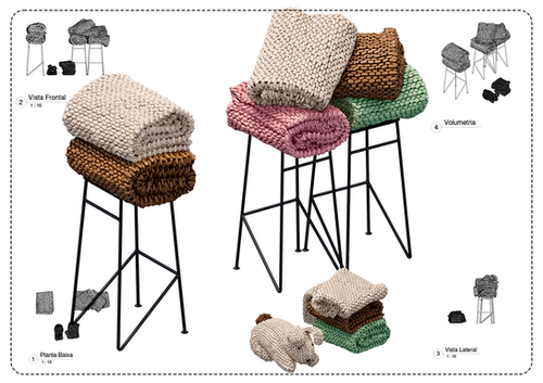 V Crochet Decoration Revit High Quality | RevitImport