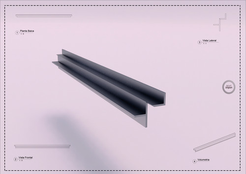 Parametric V Tabica Plaster Perfil Revit High Quality | RevitImport