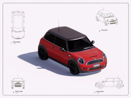 Car Mini Cooper Revit High Quality | RevitImport